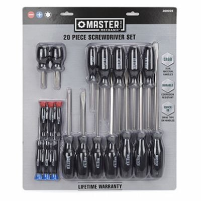 20-piece Mixed Screwdriver Set With Various Sizes - ciyashop